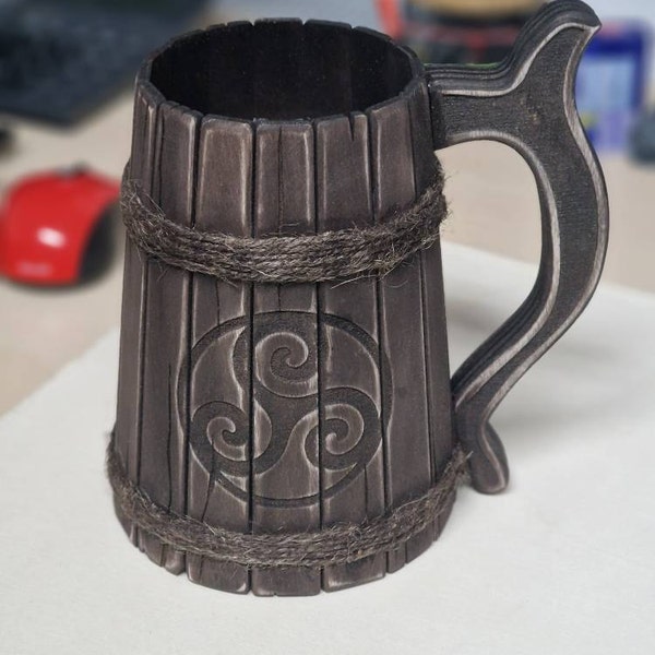 Wooden Mug Plan: Laser Cut Files SVG, PDF, CDR (digital Product) - Etsy