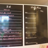 Clear Acrylic Dry Erase Chore Chart Kids Chore Chart - Etsy Canada