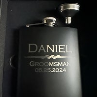 Personalized Flask for Men, Stainless Steel Flask Engraved With Custom ...