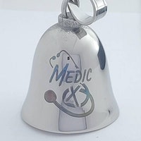 Custom Engraved Stainless Steel Guardian Bell - Personalized Motorcycle ...