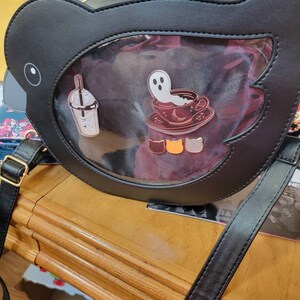 Crow Ita Bag Black Crossbody Purse - Etsy
