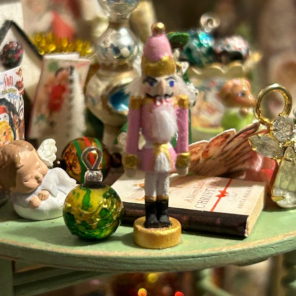 Miniature Wreath, Miniature Decor, Dollhouse Accessories, Dollhouse ...