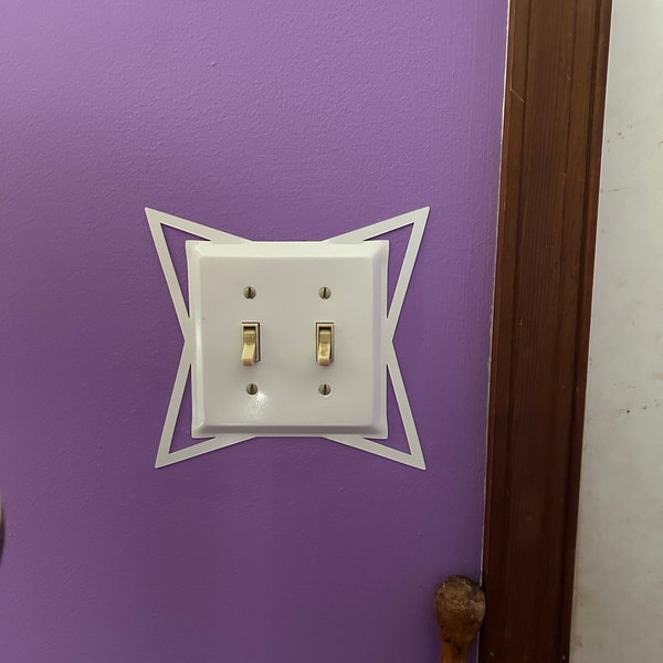 TELSTAR Painted Mid Century Atomic Shadow Box Light Switch and Outlet ...
