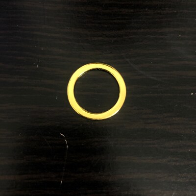 26mm Metal Flat O Rings Gold or Silver Color Round 20mm Opening 1 ...