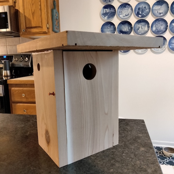 Cedar Carolina Wren Nesting Box / Birdhouse - Etsy