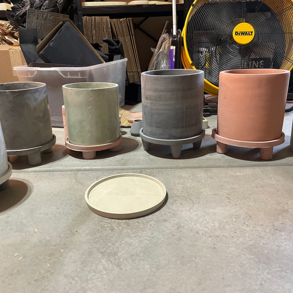 Extra Large Cylinder Silicone Pot Mold BS14 - Silicone Molds for ...