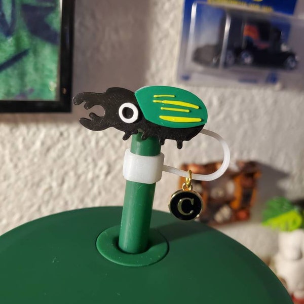 3D Printed Name Straw Topper,personalized Straw Cap With Letters Charms ...