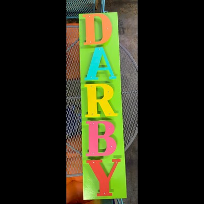 Eight Inch Number8 Lettermetal Number Metal Letter Steel Letter Rustic ...