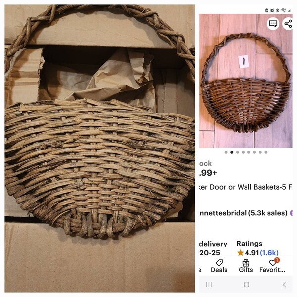 Small Vintage Philippine Abaca Straw Fans-great for Small Wall ...