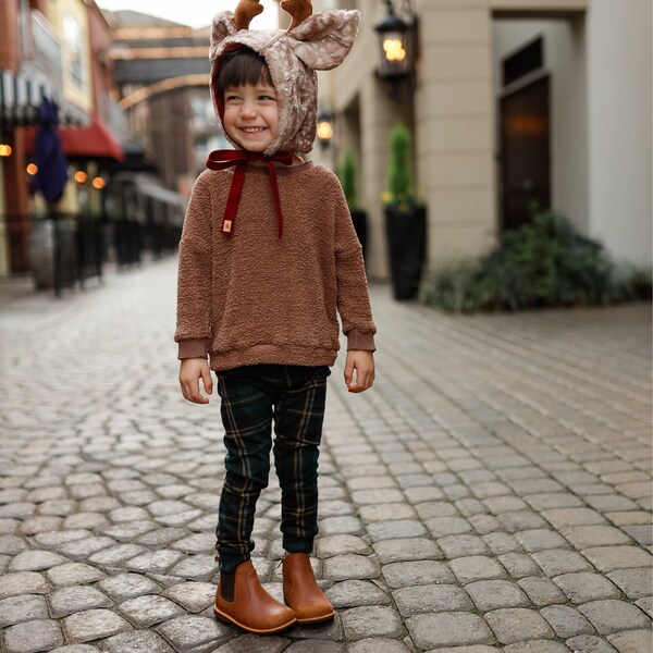 Solid Waffle Henley Top / Short or Long Sleeves / Waffle Shirt / Kids ...