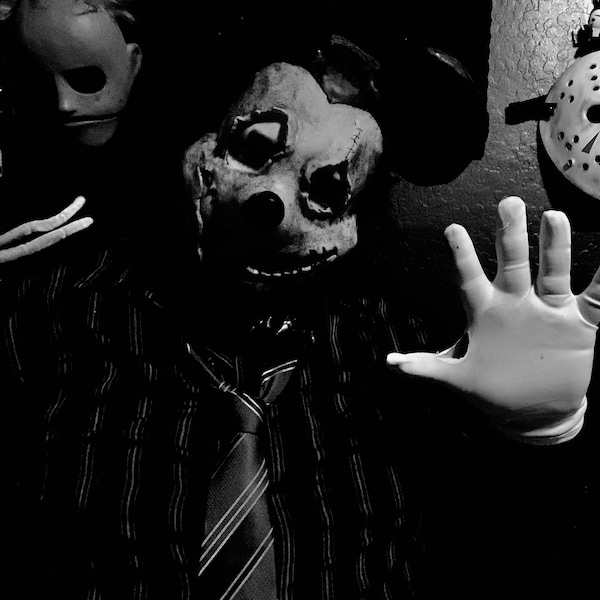 Dead Mouse Masque Mickey Horror Art Skin Face Serial Killer Mouse Gore ...