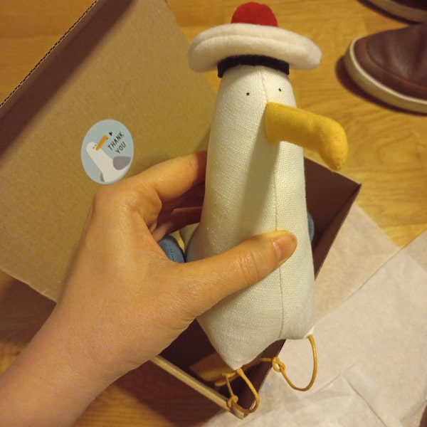 Seagull With Bag and Sardine, Collectible Toy, Seagull Mine, Seagull ...