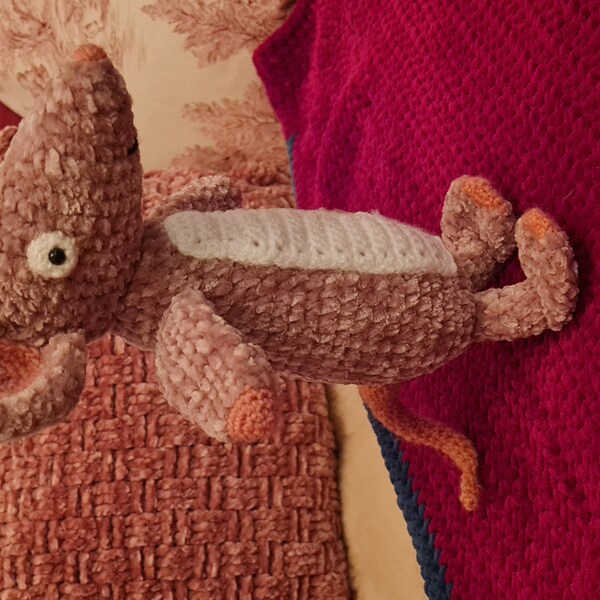 CROCHET Pattern:brave Mouse Pdf,pdf Pattern,amigurumi Pattern,crochet ...
