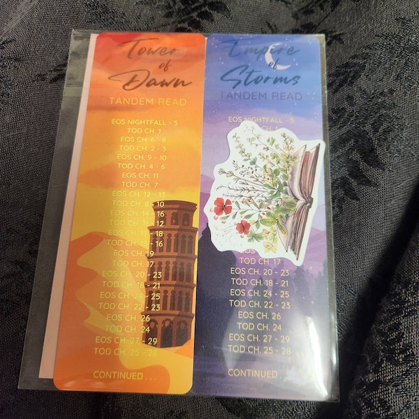 Throne of Glass Tandem Read Bookmarks | Empire of Storms & Tower of ...