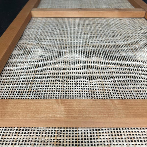 Natural Straw Mat Rattan Weave Cane Webbing Sheet Cabinet Furniture ...