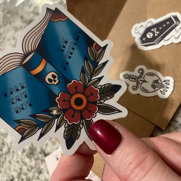 Fall Out Boy Sticker | Fall Out Boy Lyric Sticker | Water Resistant ...