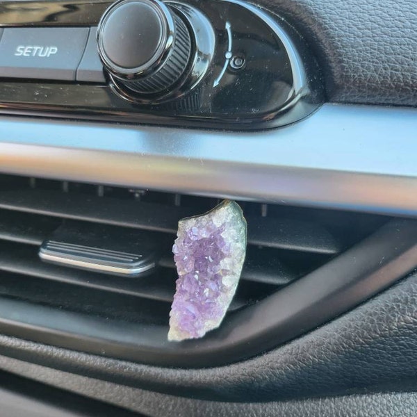 Crystal Car Vent Clips | Amethyst | Agate | Apophyllite | Druzy Quartz ...