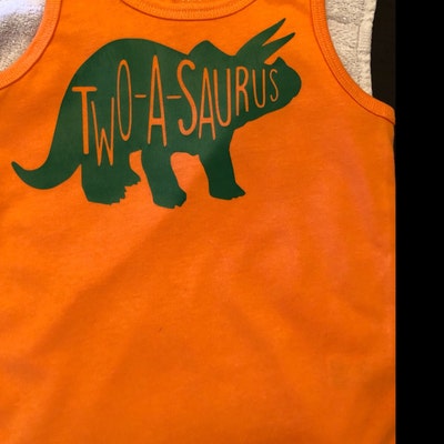 Two-a-saurus Mom-a-saurus Dad-a-saurus Second Birthday - Etsy