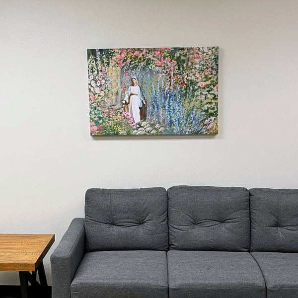 Catholic Art Wall, Jesus Painting, Catholic Art Prints, Abstract ...