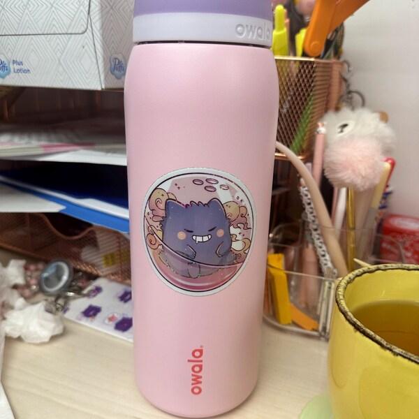 Kirbo Stay Hydrated Sticker | Anime | Decal | Vinyl | Matte | Kawaii ...