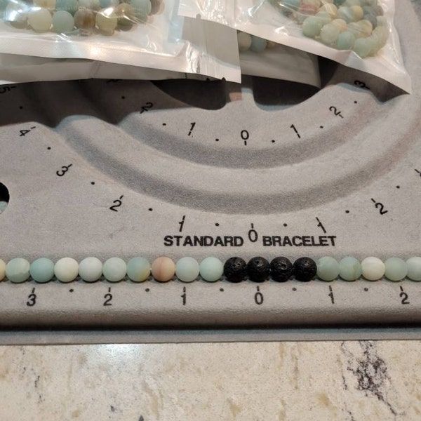 Natural Matte Amazonite Beads Amazonstone Crystal Energy Smooth Round ...