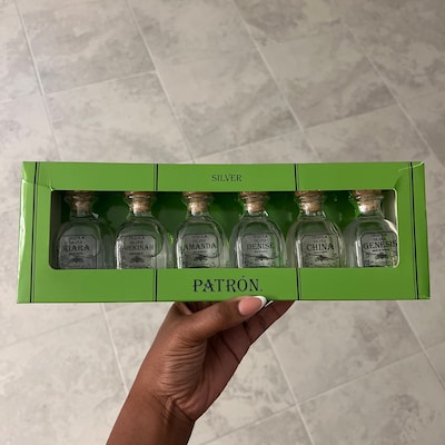 Custom Patron Mini Bottle Label. 50ml Tequila Label for Personalization ...