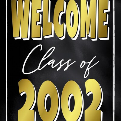 Class of 2004 Printable High School Reunion Party Decorations 20th ...