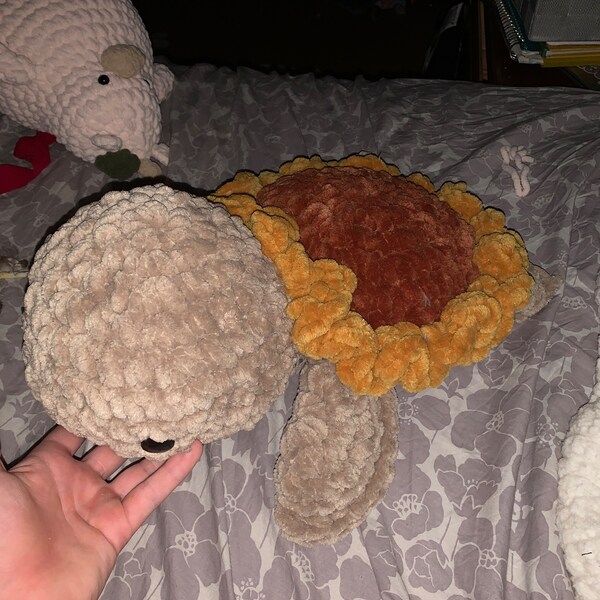 Sunflower Turtle PATTERN ONLY - Etsy