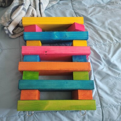 Macaw Ladder, Large Bird Toy - Etsy