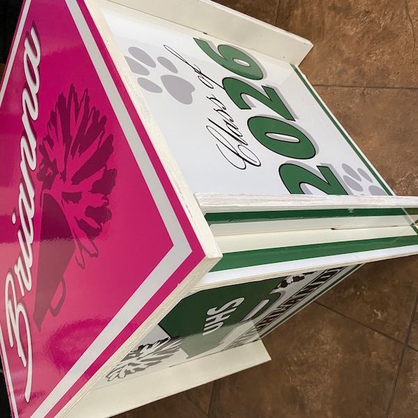 Cheer Box Decals/stickers/wrap (5 Sides) - Custom Design - Full Color ...