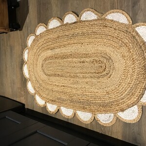 Tufted Rug Irregular Shape Rug Modern Abstract Handmade Area Rug for ...