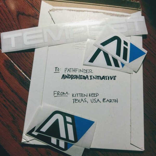 Andromeda Initiative Logo Vinyl Decal | Mass Effect | Pathfinder Ryder ...