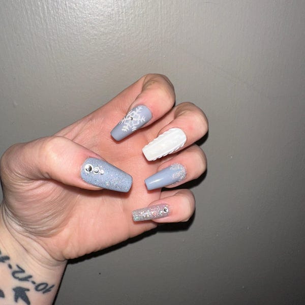 Friday the 13th Inspired Press on Nails | Luxury Nails | Halloween ...