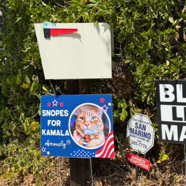 Dogs for Harris-walz Yard Sign, Cute Patriotic Dog Lovers Voting for ...