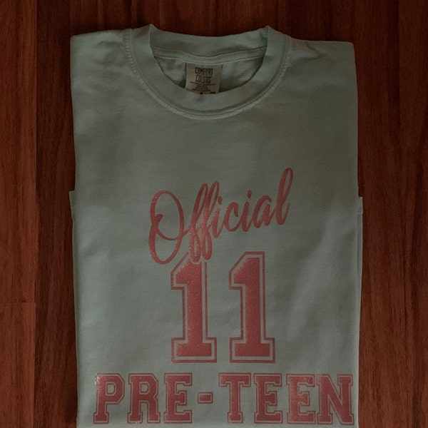 11th Birthday Svg, Official 11 Pre-teen Svg, My 11th Birthday Svg ...