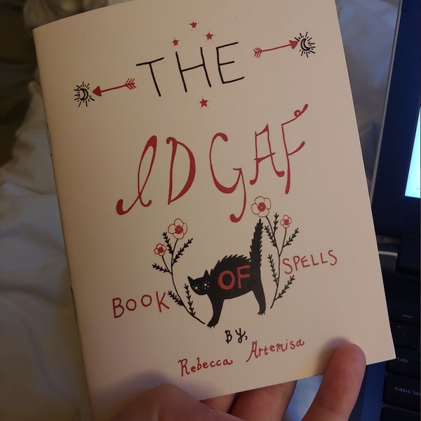 The Idgaf Book of Spells Witchcraft Witch Halloween Zine - Etsy