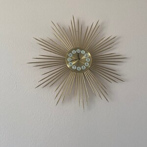 Rust Large Wall Clock Rust Game Metal Modern Wall Clock Copper | Etsy