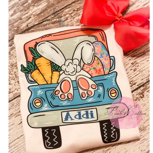 Bunny Truck | Easter PNG SVG - Etsy