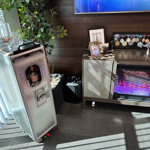 Aviation Bar Cart Trolley Metropolitan White - Etsy