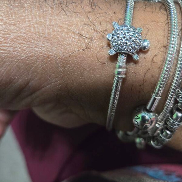 Authentic Pandora Sea Turtle Murano Glass Pink Dangle Charm Pandora ...