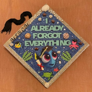 Printed Graduation Cap Topper, See Ya Later Dudes, Finding Nemo ...
