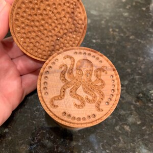 Octopus Corzetti Pasta Stamp Made in Fine Beech Wood From the Tuscan ...