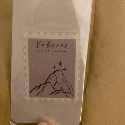 Velaris Stamp Sticker VINYL STICKER City of Starlight ACOTAR - Etsy