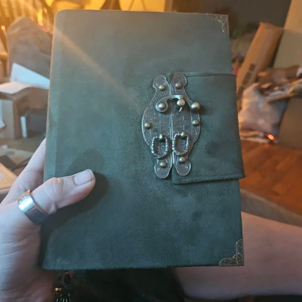 Aged Grimoires With Lock Book of Shadows Spelling Book Fairly Book ...