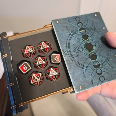 Celtic Knot and Viking Dice Book Boxes - Etsy