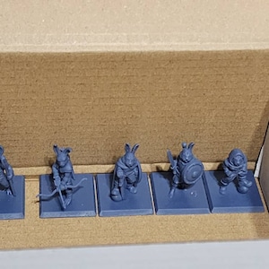 D&D Pathfinder Tabaxi Catfolk Collection 28mm 32mm Fantasy TTRPG PC NPC ...