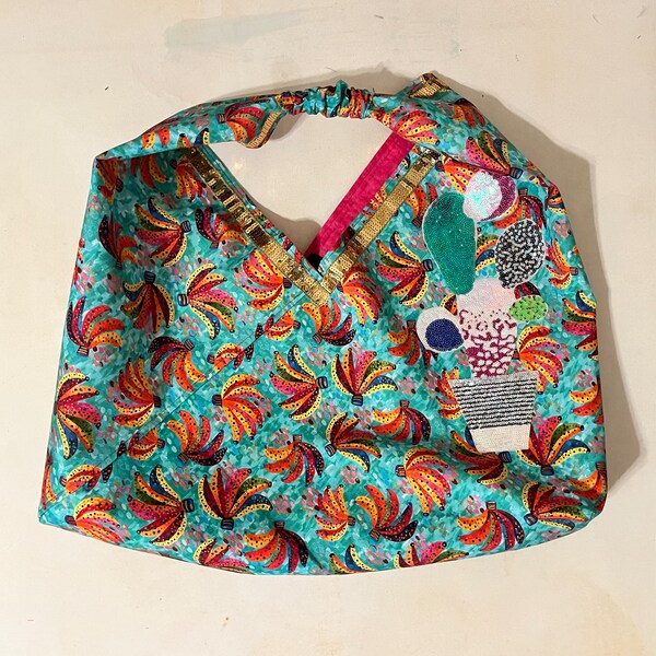 Folded Japanese Bag PDF Sewing Pattern and Tutorial Instant Digital ...