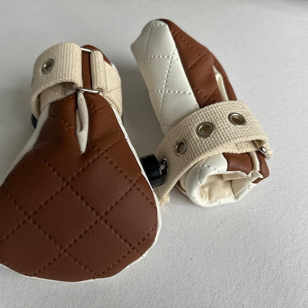 Medical Safety Mittens - Bicolor Quilted Padded Mittens With Segufix ...