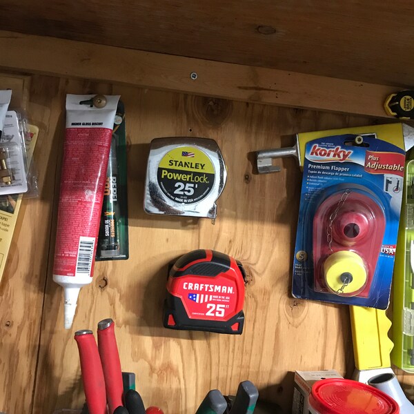 Tape Measure Hanger (under Shelf or Wall) - Etsy