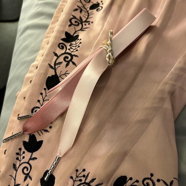 Satin Ribbon Corset Lacing, Lacing for Stays and Corsets, Double Sided ...